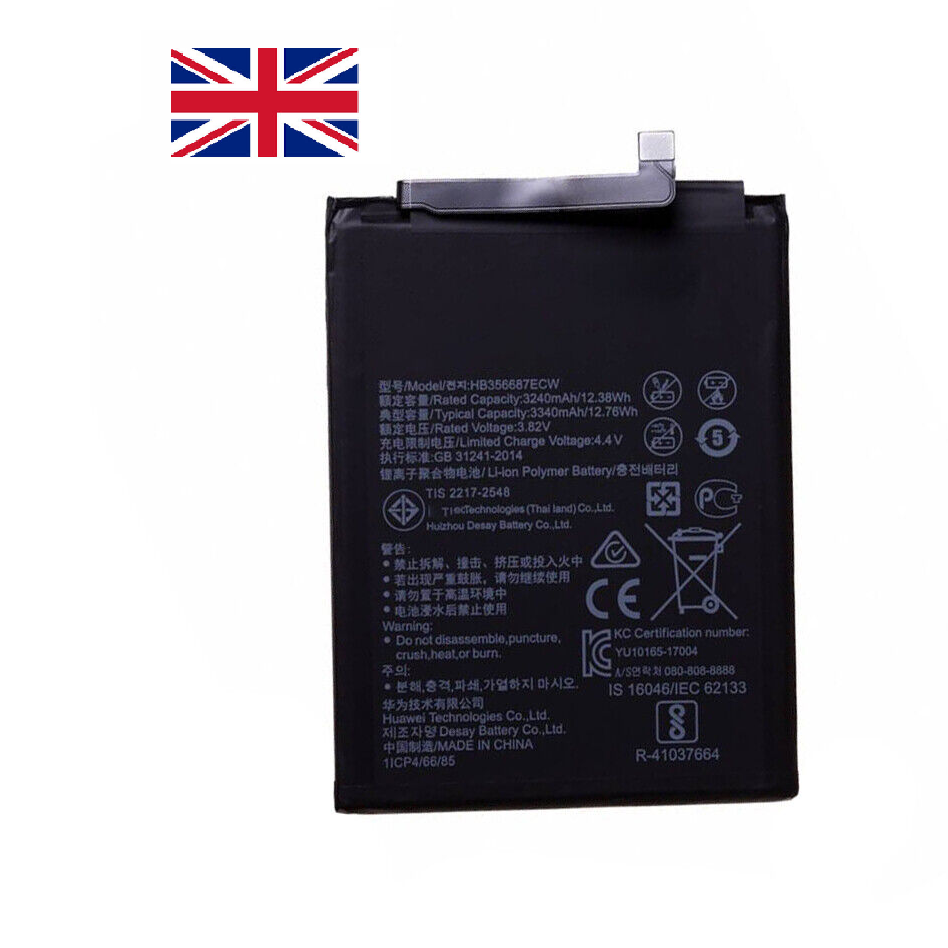 New Replacement Battery For Huawei P30 Lite Battery 3340mAh 3.82V ...