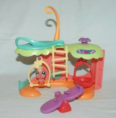 Littlest Pet Shop Display & Play Pet Playground Set inc LPS Pet #489 ...