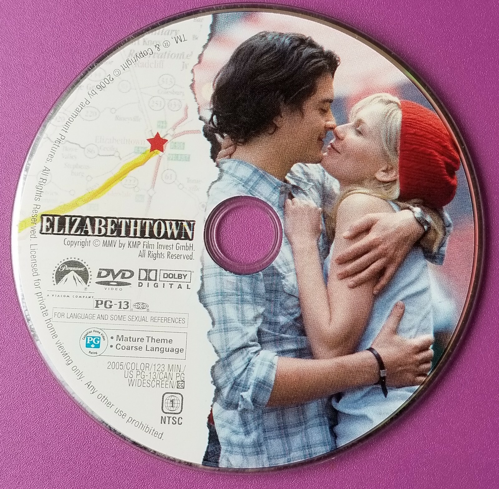 Elizabethtown (DVD, 2006, Widescreen), Disc Only 97363433644| eBay