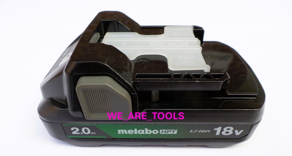 (1) METABO HPT BSL1820M 18 VOLT 2.0 AH LITHIUM ION BATTERY WITH FUEL ...
