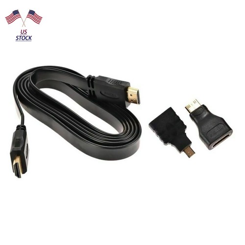 1080P HDMI Cable & HDMI to Mini & Micro Adaptor Set for Android Tablet ...