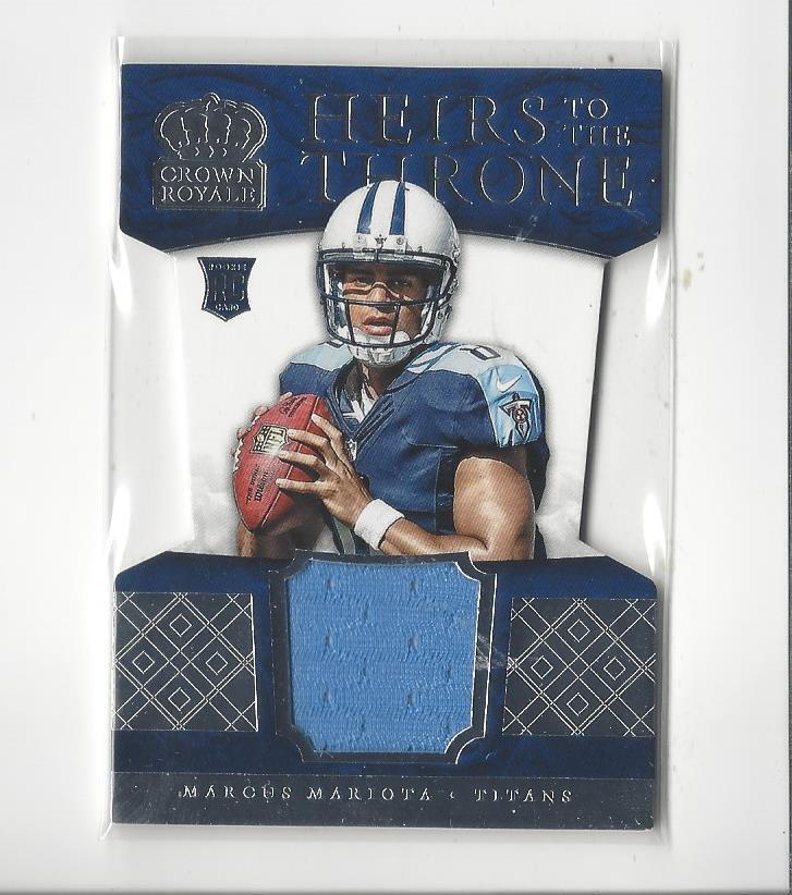 2015 Crown Royale Heirs to the Throne Marcus Mariota JERSEY Titans /499 ...