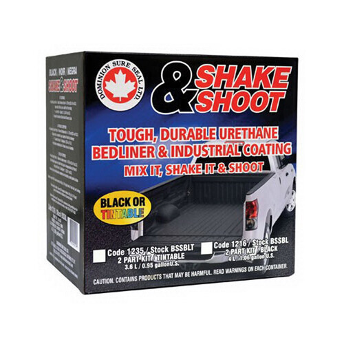 Dominion Spray in Truck Bedliner Black Shake & Shoot for sale online | eBay