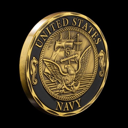 U.S. Navy Shellback Crossing The Line Military Veteran Challenge Coin ...