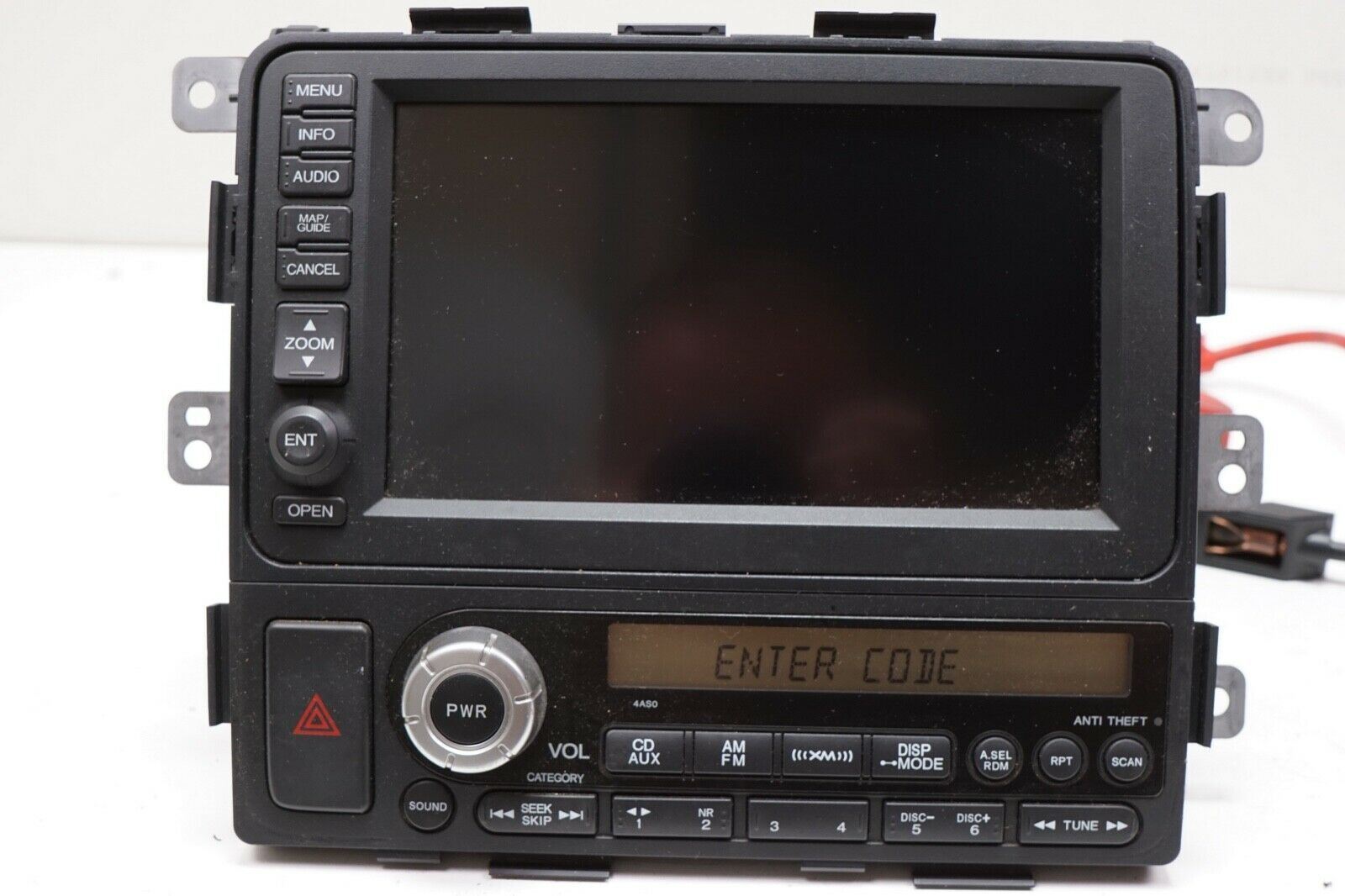 2006-2008 Honda Ridgeline Radio Navigation NAV Unit AM-FM Tuner CD GPS ...