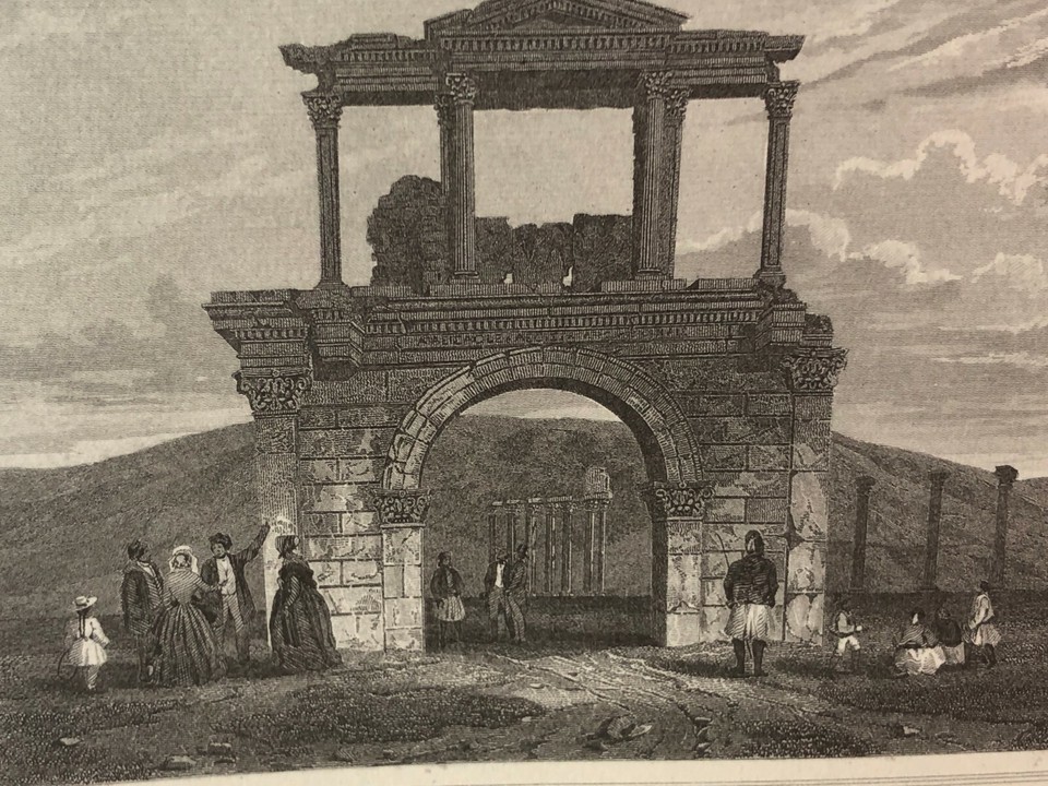 Framed Print Gate of Hadrian HADRIAN'S THOR Arc D' Adrian | eBay