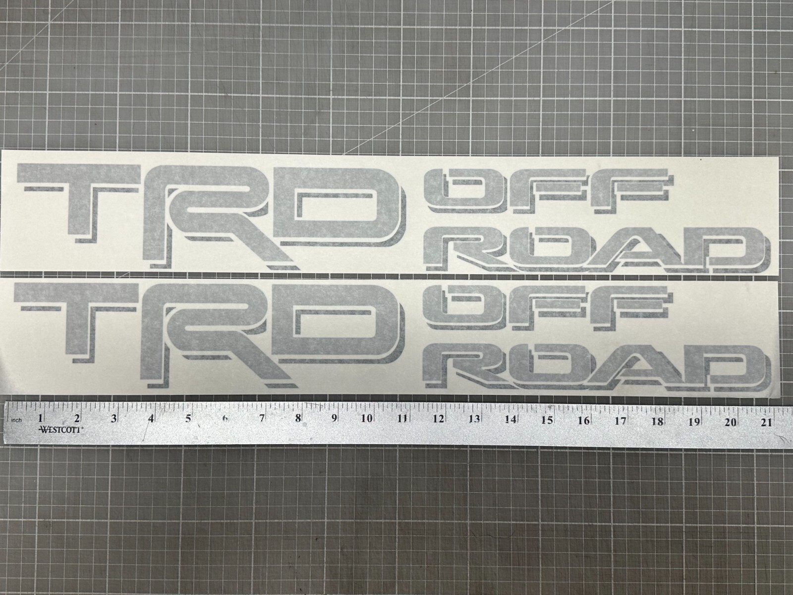 Pair (2) 21" TRD Off Road Stickers Decals, Fits Toyota Tacoma, Tundra ...