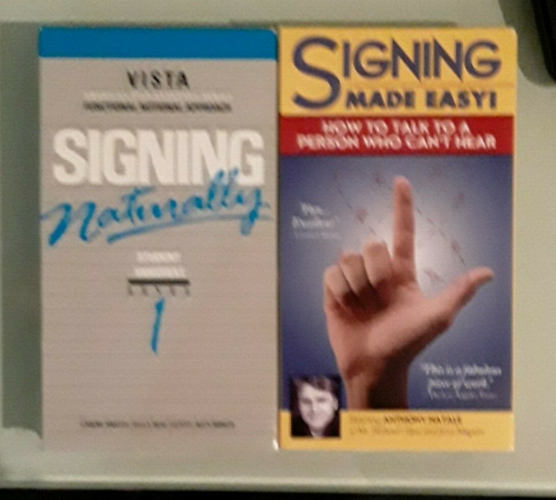 SIGNING NATURALLY level 1 / SIGNING MADE EASY ! VHS VIDEOTAPE LOT | eBay