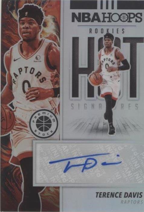 2019-20 Panini NBA Hoops Premium Stock - Hot Signature Rookies Terence ...