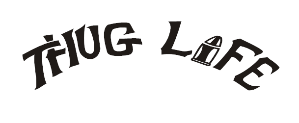 2pac Thug Life Tattoo Font