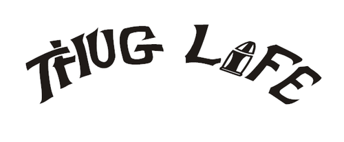 Tupac Thug Life Font