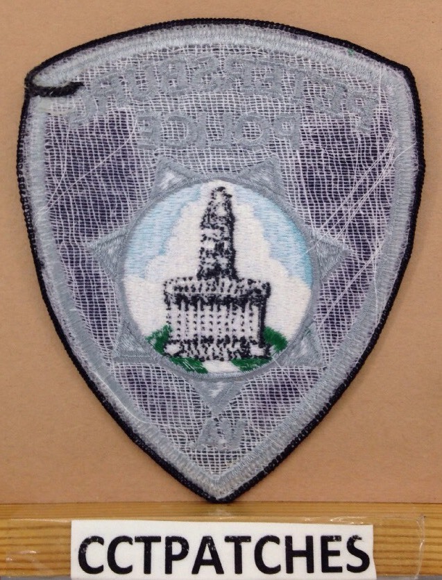 PETERSBURG, VIRGINIA POLICE (GRAY/BLUE) SHOULDER PATCH VA | eBay