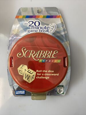 Scrabble Express ~ Parker Brothers / Hasbro Travel Dice Board Word Game ...