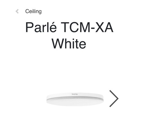 Biamp Surface-mount ceiling microphone with PoE+ amplifier | Parle TCM ...