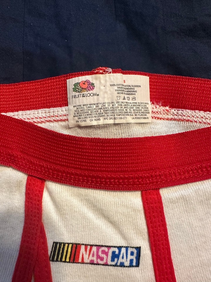 NASCAR Fruit Of The Loom Funpals underwer size 8 Boys' Briefs | eBay