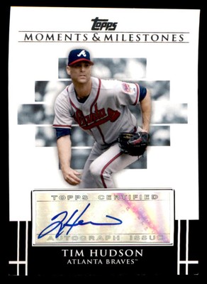 2008 Topps Moments & Milestones #MA-TH Tim Hudson Autograph | eBay