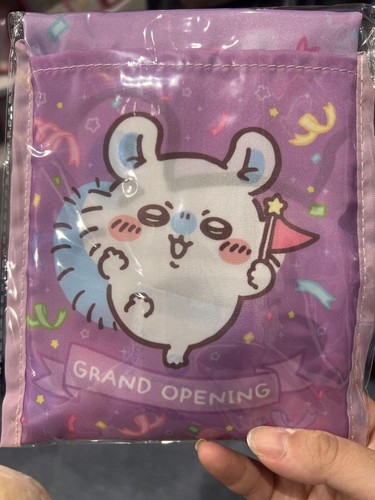 Chikawa Park Opening Eco Bag Pocketable, Momochan, Limited Edition, | eBay