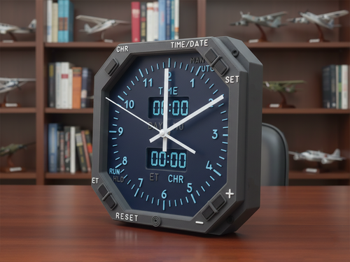 Pilot Instrument Clock for Boeing fans | Aviation Altimeter Cockpit ...
