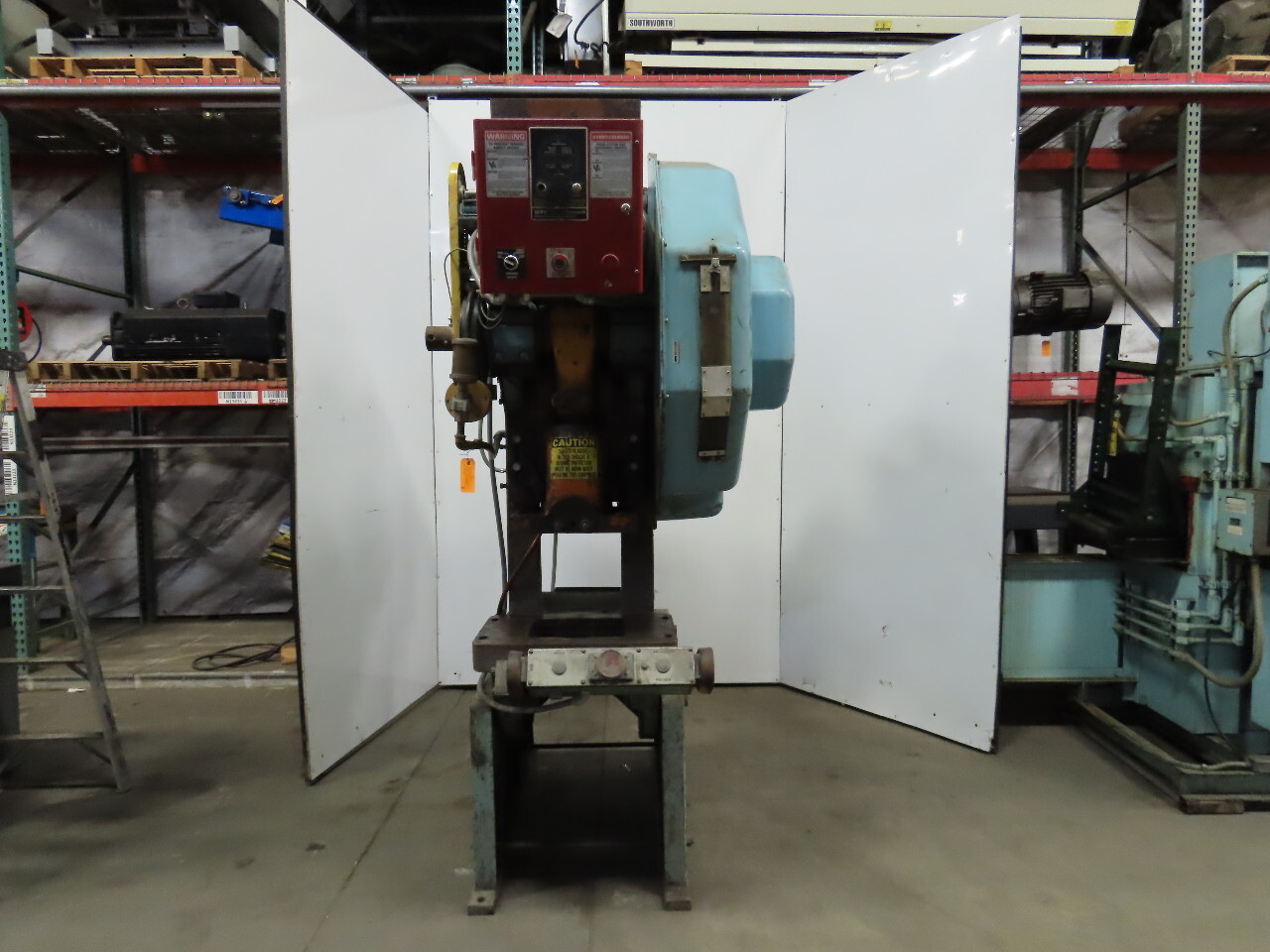 Federal Model 32 Ton OBI Mechanical Punch Press 3" Stroke 8" Throat 2Hp ...