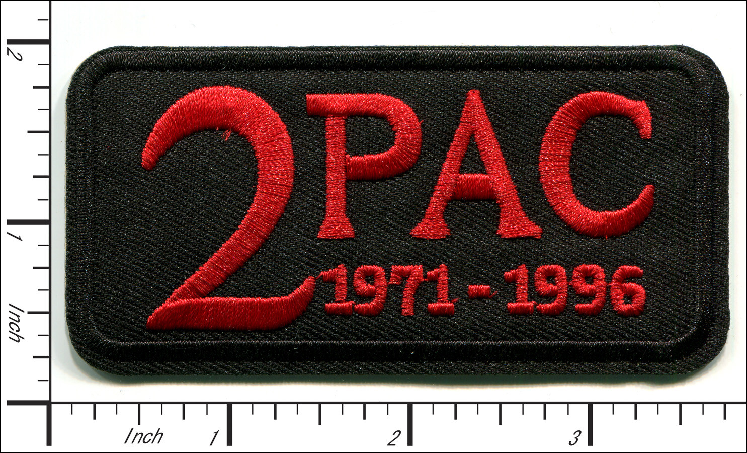 30 Pcs Embroidered Iron on patches Hip Hop Music 2 Pac 93x46mm AP056tU1 ...