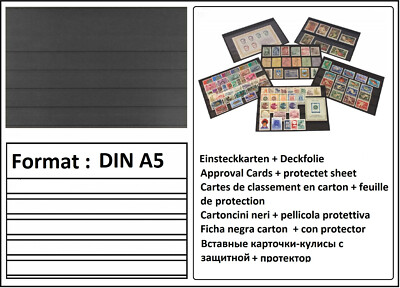 1000-A5-Approval Cards-Insert Cards-Clip Cards-'S'-5-Strips-+-Film | eBay