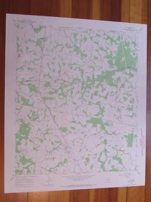 Iola Texas 1967 Original Vintage USGS Topo Map | eBay