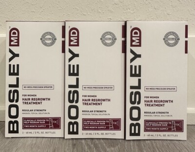 Bosley MD For Women Hair Regrowth Treatment Regular Strength 2oz. 03/24 ...