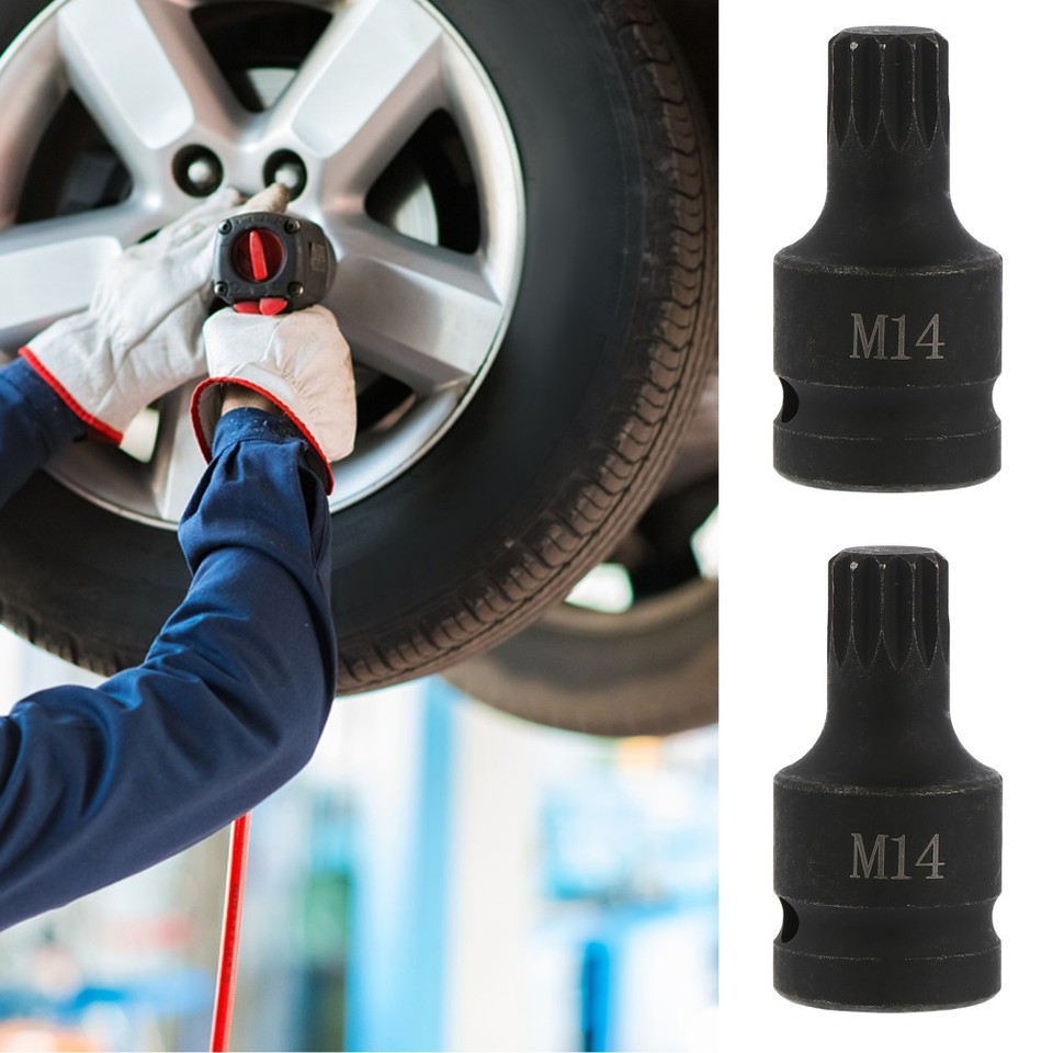 Caliper Tool Tamper Socket Set Drum Brake Kit Triple Square Nut Drivers ...