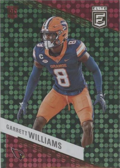 2023 Panini Donruss Elite - Rookies Garrett Williams #141 Green Disco ...