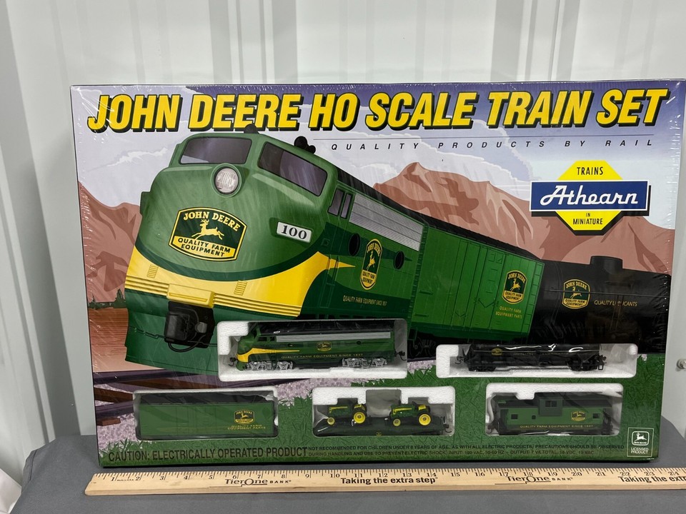 John Deere HO Scale Train Set 1st Edition Athearn 1997 SEALED NIB 330 ...