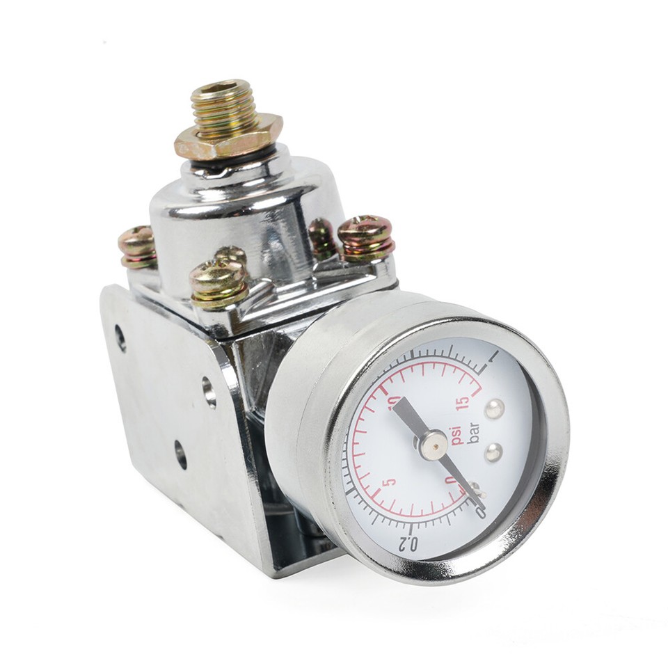 Low Fuel Pressure Regulator Holley Quick Fuel Carburetor Carb 1-4 PSI ...