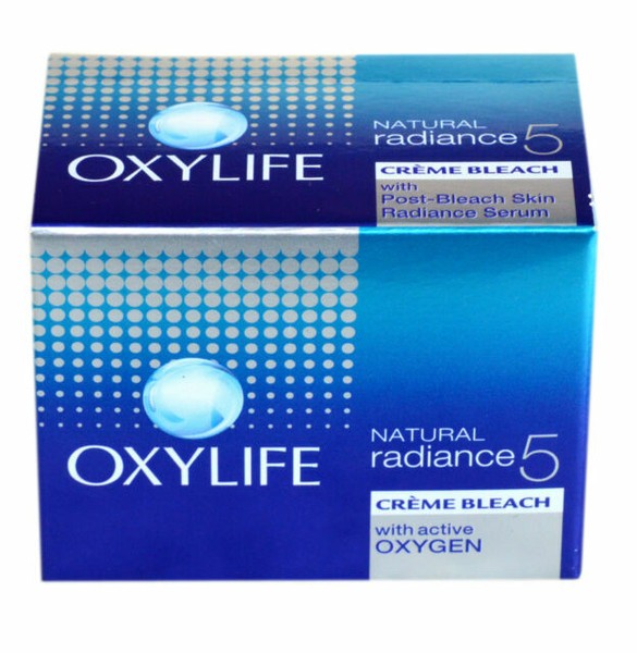 OXYLIFE Natural Radience Cream Bleach Oxygen Power With Skin Radiance ...