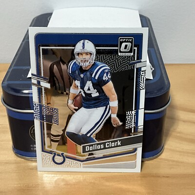 2023 Donruss Optic Dallas Clark 76 Indianapolis Colts Football Card 2K ...