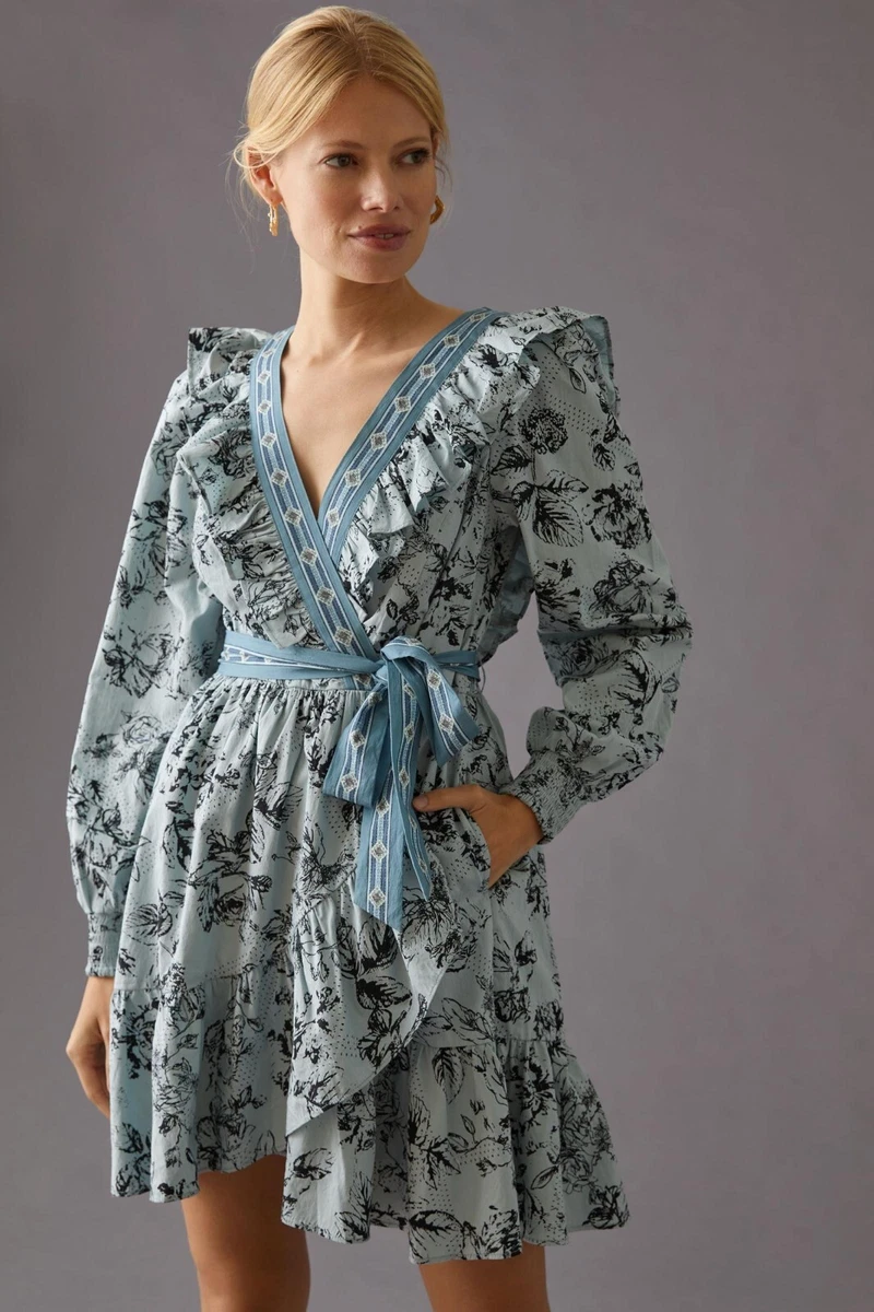 ruffle wrap dress mini | Dresses Images 2024