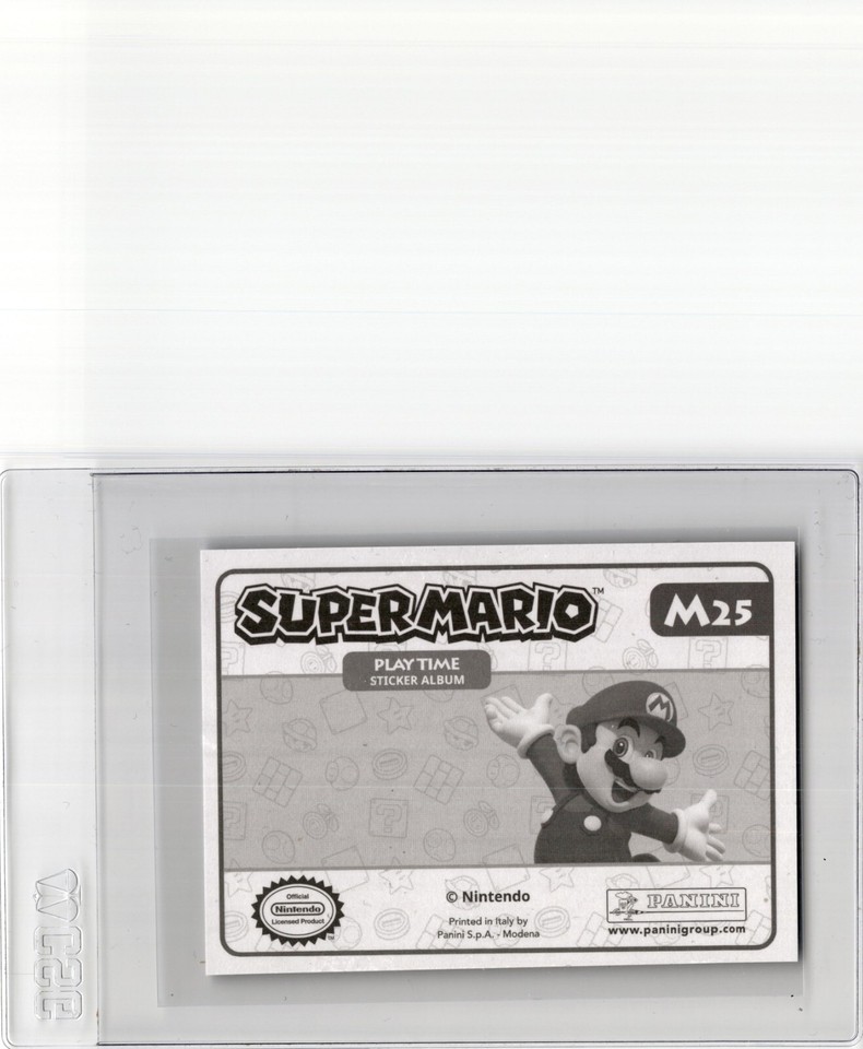 Panini Super Mario Playtime Foil Yoshi #M25 | eBay