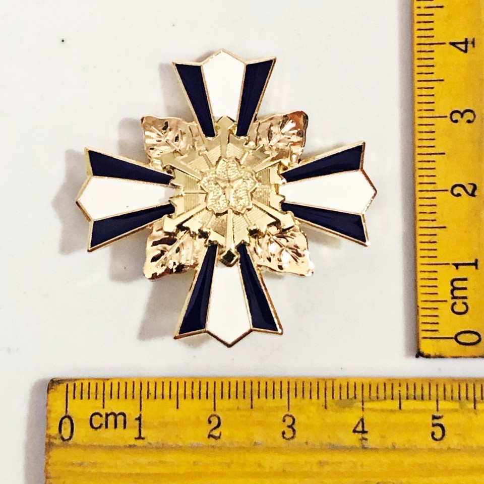 Japanese WW2 Badge Brooch FireFighter Fireman Merit Medal Award Enamel ...