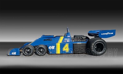 Tyrrell P34 Six-Wheel Formula 1 Grand Prix Vintage Race Car Photo ...