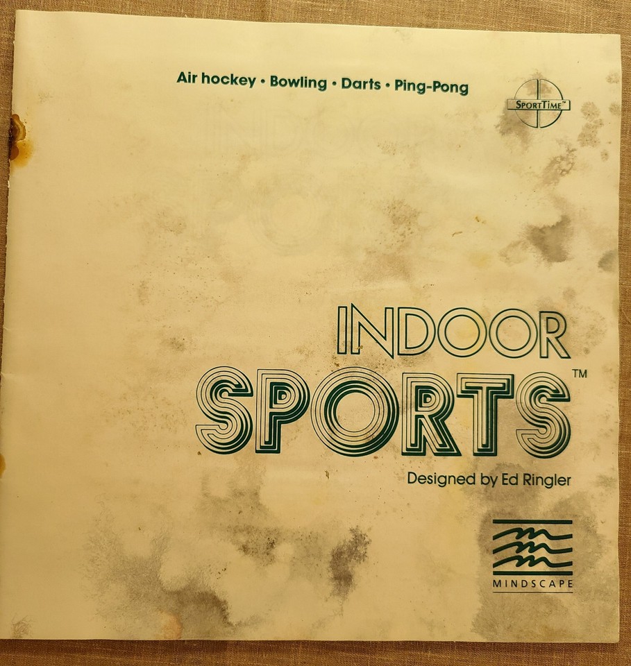 Commodore 64/128 Floppy Disc Game Air Hockey Bowling Darts Ping-pong ...