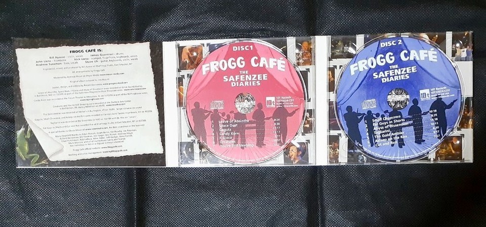 FROGG CAFE The Safenzee Diaries 2007 US JAZZ FUSION PROG 2CD ZAPPA ...