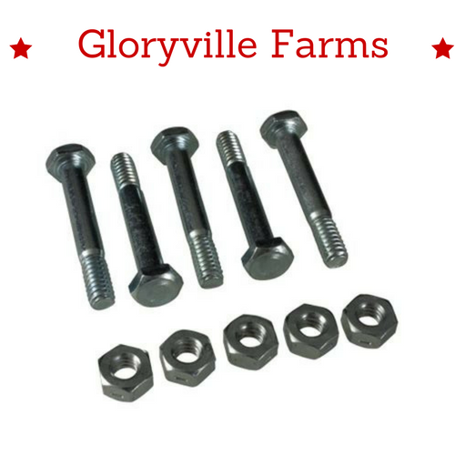 5 Pack Shear Pins and Nuts Fits Snow Blower Ariens ST520 ST524 ST624 ...