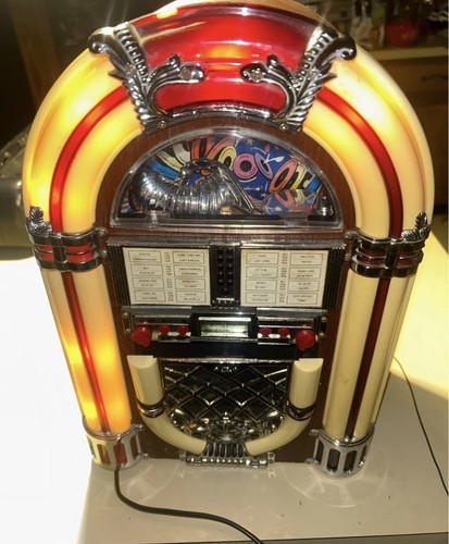 2004 Table Top Retro Jukebox Radio and CD Player | eBay