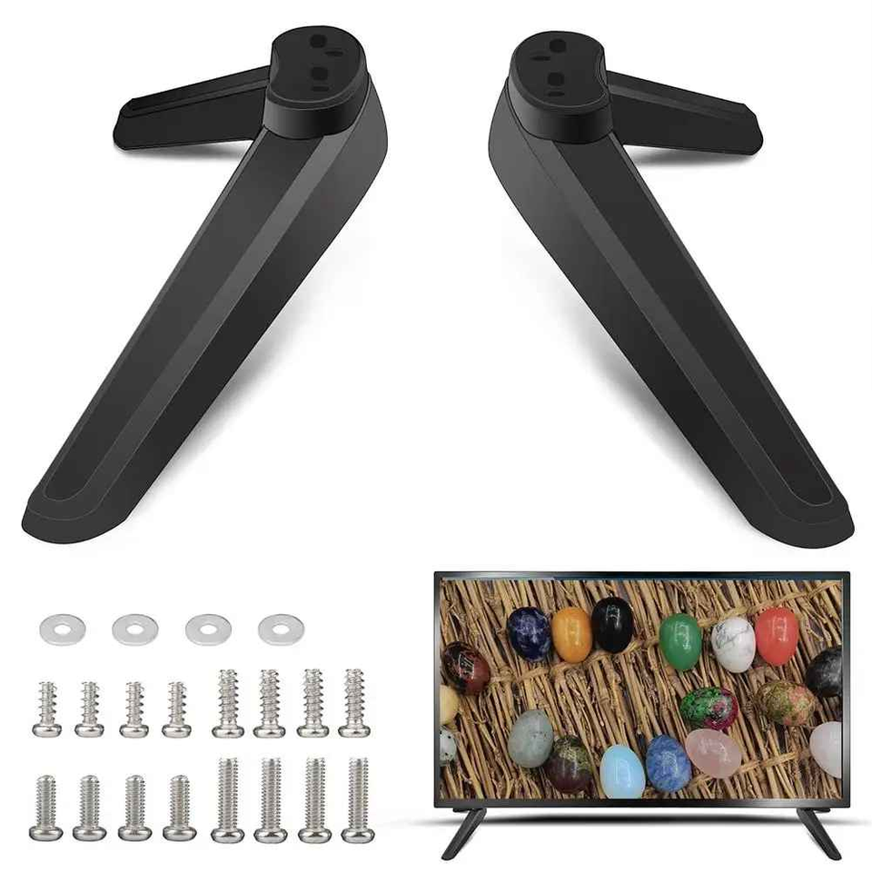 2Pcs Universal TV Stand Base Pedestal Legs Mount Feet Stand for 32-65 ...