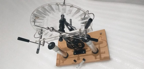 Wimshurst Machine – Hand Crank Static Electricity Generator – Physics ...