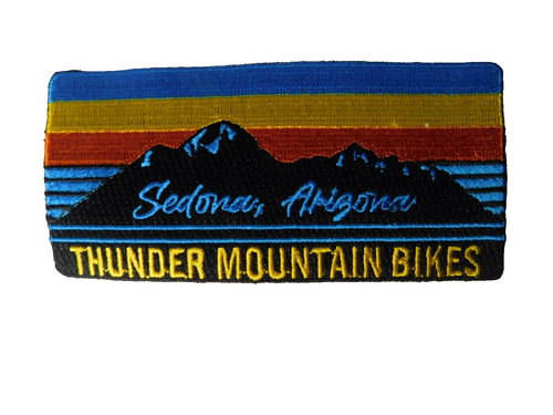 THUNDER MOUNTAIN BIKES ARIZONA MOTORCYCLE PATCH BIKER VEST HAT BADGE ...