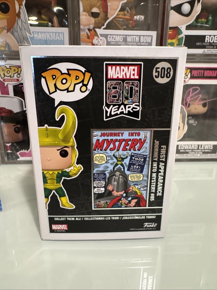 Funko POP Loki First Appearance Figure 508 Marvel 80 Years Collector ...