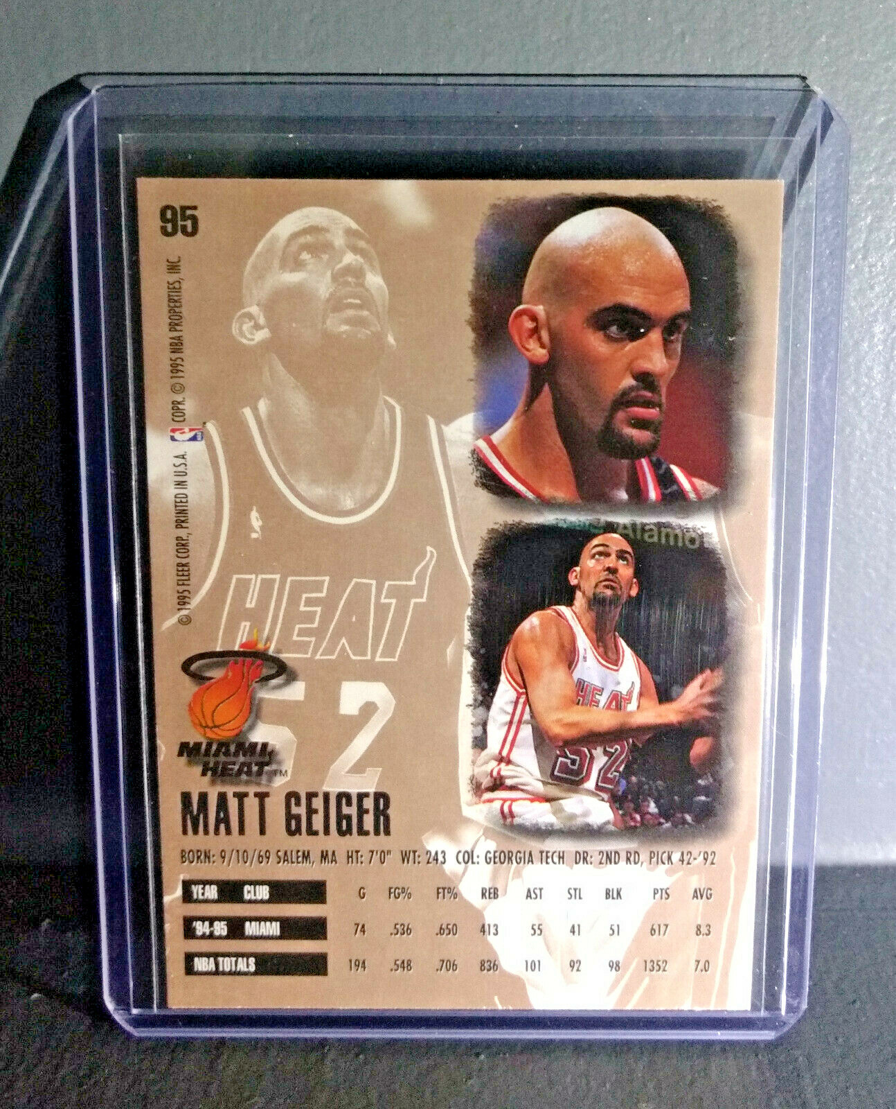 1995-96 Matt Geiger Fleer Ultra #95 Basketball Card | eBay