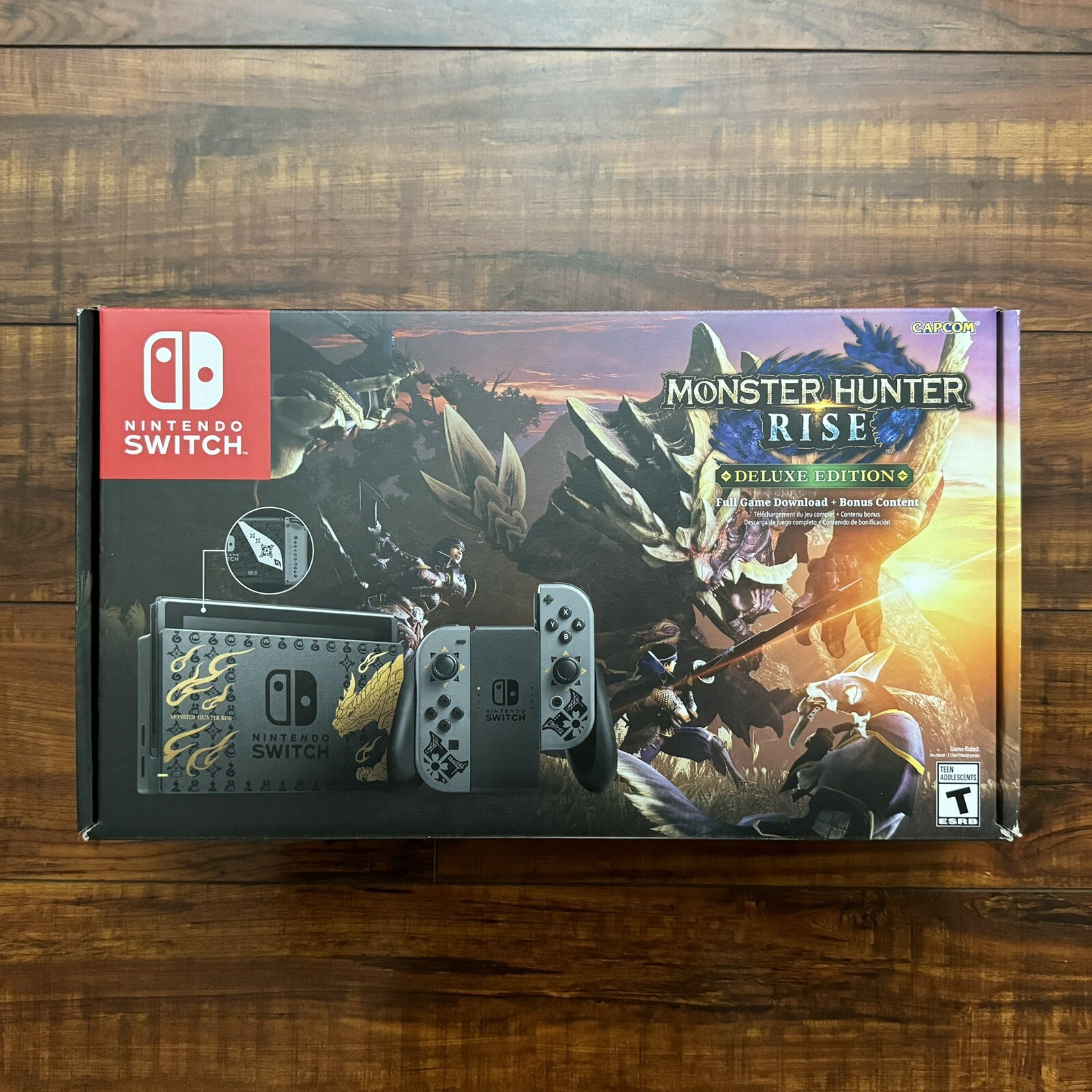 Nintendo Switch Monster Hunter Rise Console W/Game Deluxe Edition | eBay