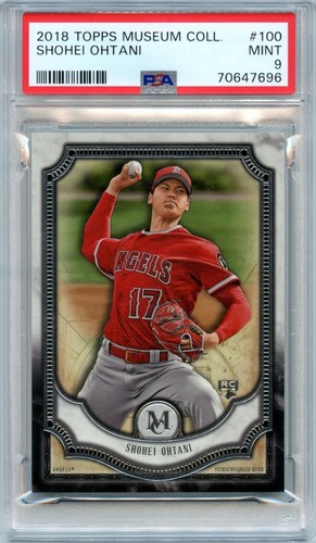 2018 Topps Museum Collection Shohei Ohtani RC PSA 9 MINT #100 | eBay