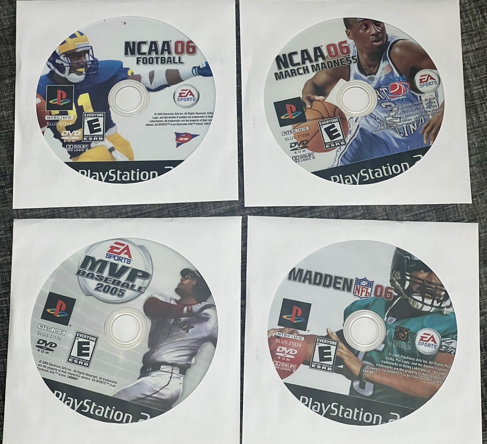 NCAA Football 06 Basketball Madden Bundle(Sony PlayStation 2,)Disc Only ...