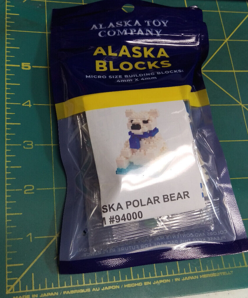Alaska Blocks 102 piece Micro Locking Block Building Set & directions ...